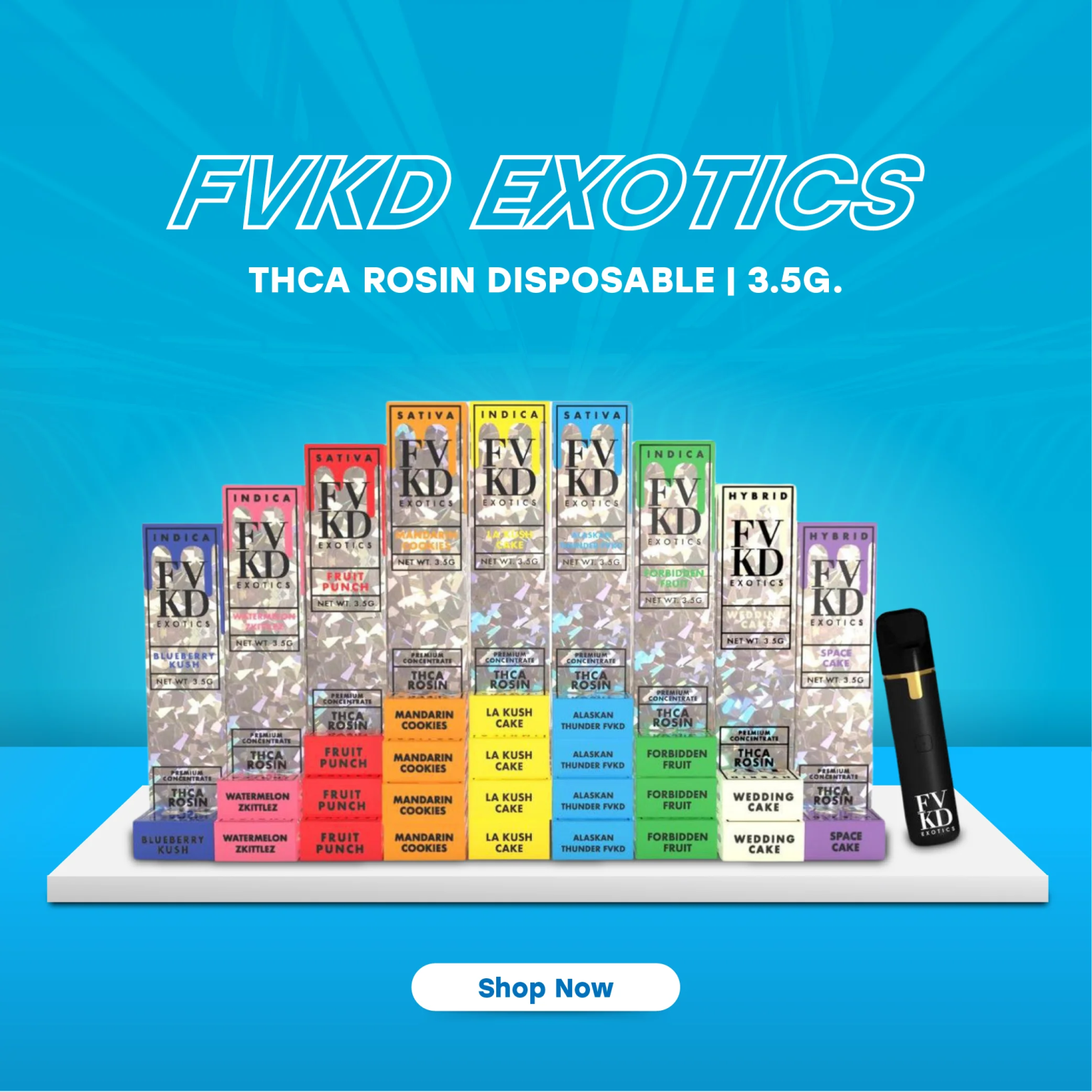 FVKD EXOTICS - FVKD VAPE - FVKD EXOTICS THCA